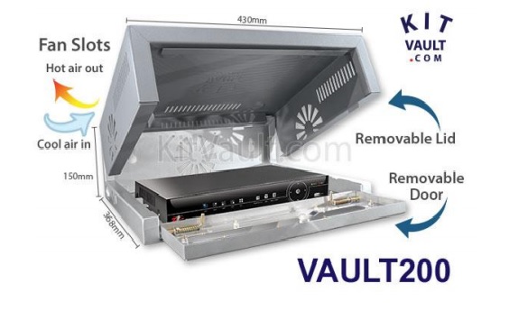 KitVault DVR/NVR Enclosure Small
